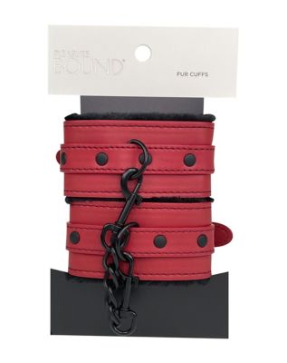 Crimson Red Handcuffs - Pleasure Bound - Spencer's