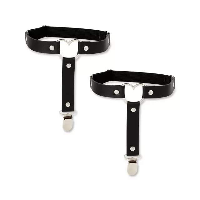 Heart Leg Garters - 2 Pack - Spencer's