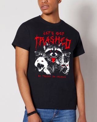 Let's Get Trashed T Shirt - Spencer's