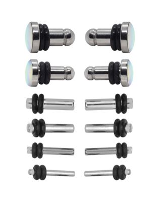 Multi-Pack Aqua Resin Plugs - 6 Pair - Spencer's