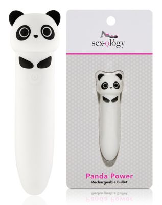 Panda Power 8-Function Rechargeable Bullet Vibrator 5.3 Inch - Sexology - Spencer's
