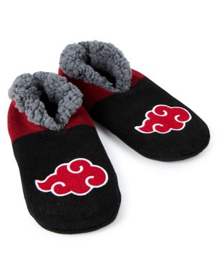 Akatsuki Slipper Socks - Naruto - Spencer's