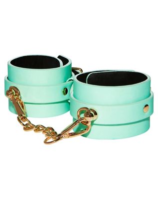 Green Glow-in-the-Dark Handcuffs - Pleasure Bound - Spencer's