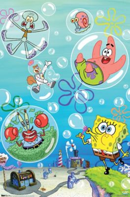 Bubble SpongeBob SquarePants Poster - Spencer's