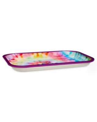 Tie Dye Smoking Alien Tray - Spencer's