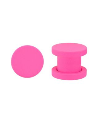 Pink Matte Screw Fit Plugs - Spencer's