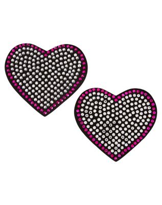 Reusable Crystal Heart Pasties - Spencer's