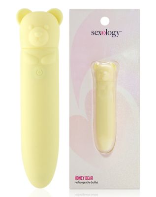 Honey Bear 8-Function Rechargeable Waterproof Bullet Vibrator 5.3 Inch ...