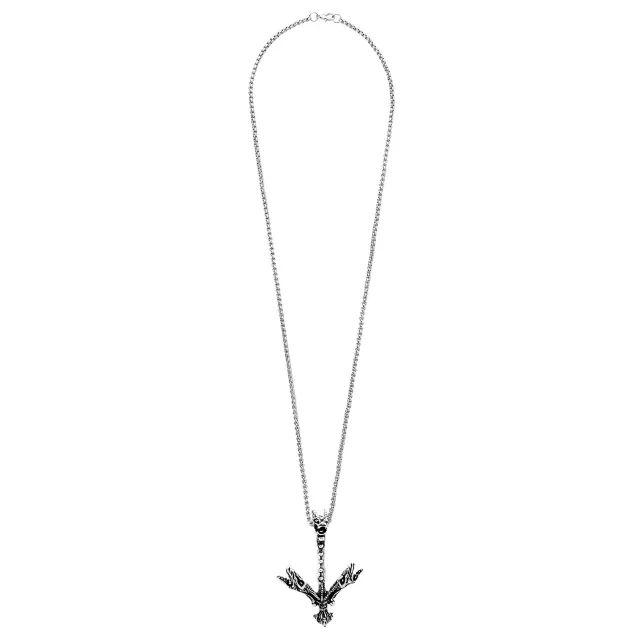 Three Headed Demon Chain Necklace - Spencer's