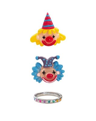 Multi-Pack Clown Rings - 3 Pack - Spencer's