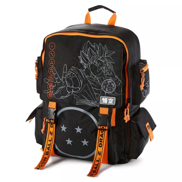 Goku Web Built Up Backpack - Dragon Ball Z - Spencer's
