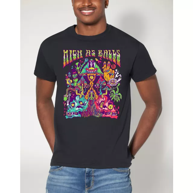 High As Balls T Shirt - Spencer's