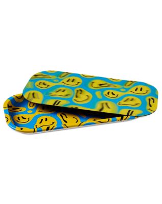 Trippy Smiley Face Tray with Lid - Spencer's