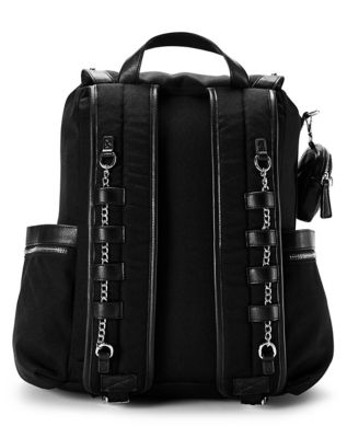 Black Studded Skull Rucksack Backpack - Spencer's