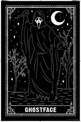 Ghost Face Tarot Card Poster - Spencer's