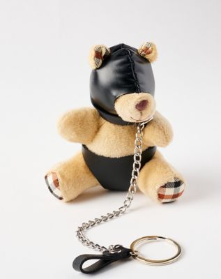 Hooded Teddy Bear Keychain - Spencer's