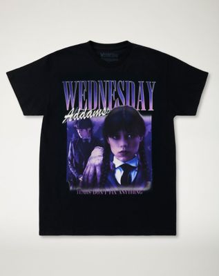 Wednesday Addams Graphic T Shirt - Wednesday - Spencer's