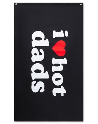 I Heart Hot Dads Flag - Danny Duncan - Spencer's