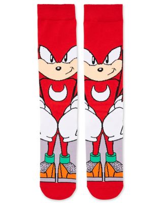 Red Knuckles Crew Socks - Sonic the Hedgehog - Spencer's