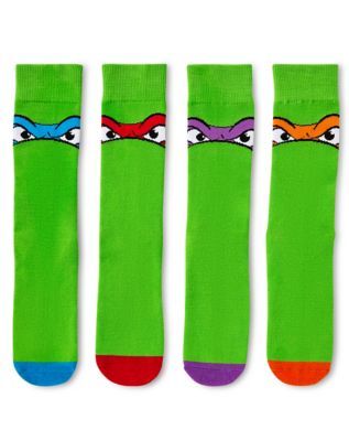 Multi-Pack TMNT Crew Socks - Teenage Mutant Ninja Turtles - Spencer's