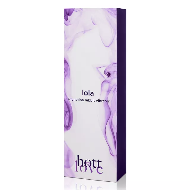 Lola 7-Function Waterproof Rechargeable Rabbit Vibrator 8.9 Inch - Hott Love - Spencer's