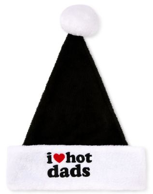 I Heart Hot Dads Santa Hat - Danny Duncan - Spencer's