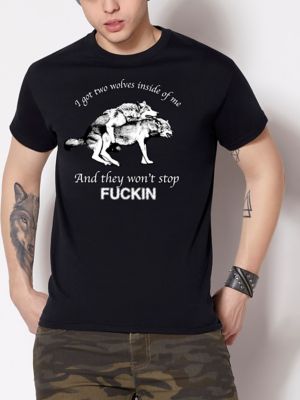 Two Wolves T Shirt - The Good Shirts - Spencer's