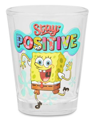 SpongeBob SquarePants Stay Positive Shot Glass - 1.5 oz. - Spencer's