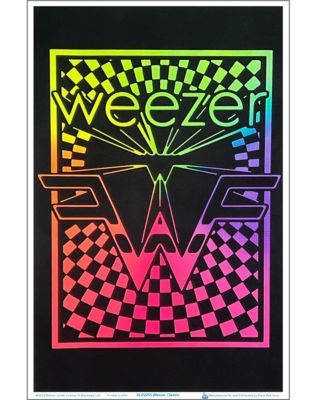 Weezer Logo Flocked Poster - Weezer - Spencer's