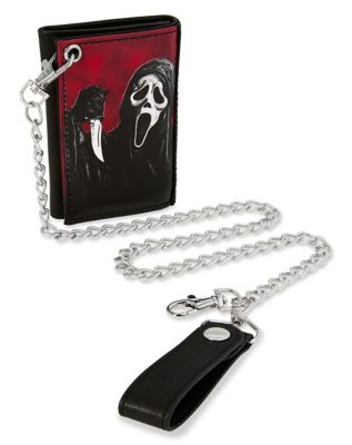 Ghost Face Chain Wallet - Spencer's