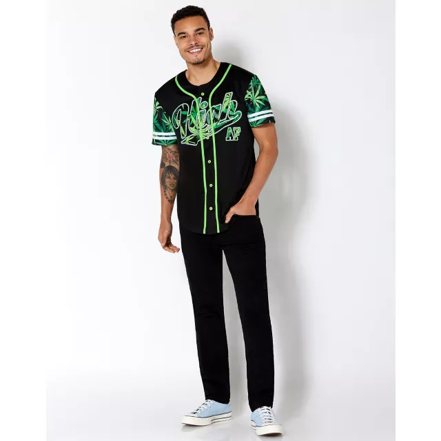 High AF Weed Leaf Jersey - Spencer's