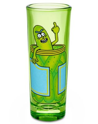 Pickle Rick Tall Shot Glass 2 oz. - Rick and Morty - Spencer's