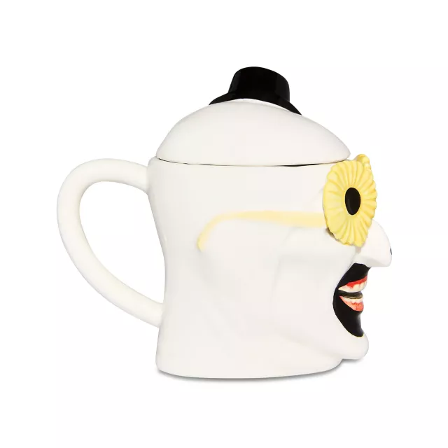 Art the Clown Daisy Glasses Lid Coffee Mug 12 oz. - Terrifier - Spencer's