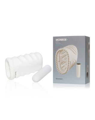 10-Function Rechargeable Vibrating Stroker - Spencer's