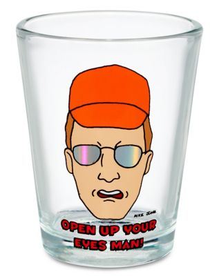 Dale Gribble Shot Glass 2 oz. - King of the Hill - Spencer's