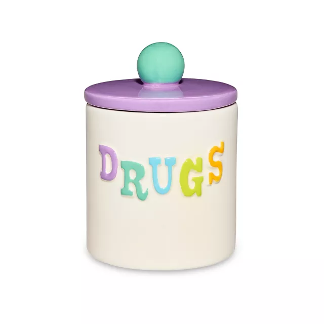 Drugs Pastel Molded Stash Jar - Spencer's