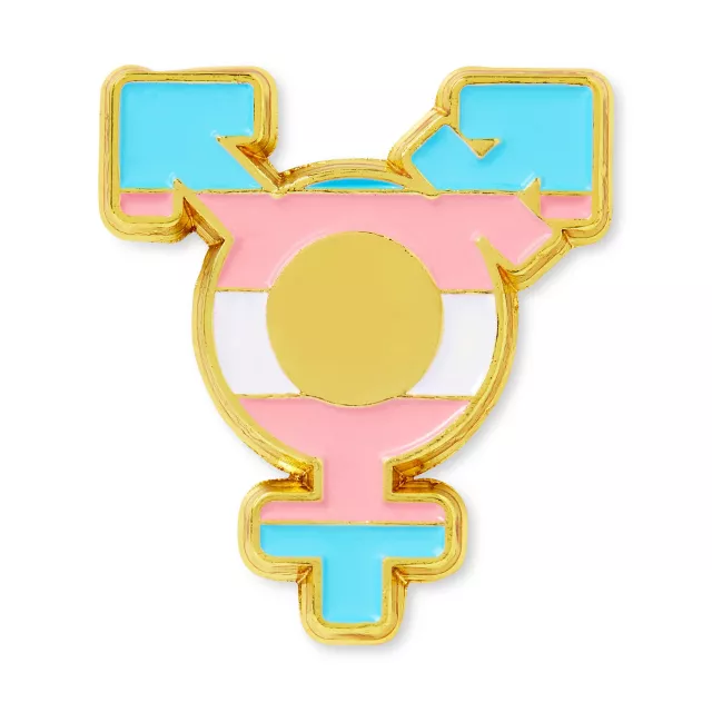 Multi-Pack Trans Pride Flower Pins - 4 Pack - Spencer's