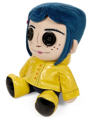 Coraline Button Eyes Plush - Spencer's