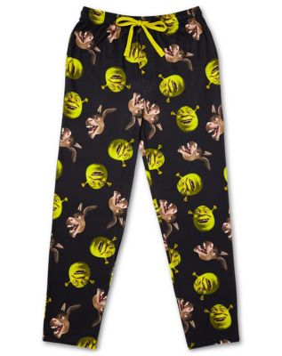 Shrek and Donkey Lounge Pants - Shrek - Spencer's