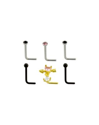 Multi-Pack Heart Dangle L-Bend Pins 6 Pack - 20 Gauge - Spencer's