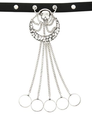 Skull Chain Hand Bracelet - Spencer's