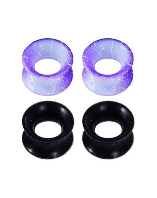 Multi-Pack Purple and Black Tunnels 4 Pack - 00 Gauge - Spencer's