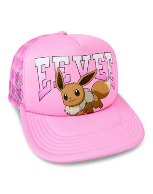 Eevee Pink Hearts Trucker Hat - Pokémon - Spencer's