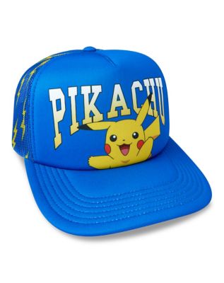 Pikachu Blue Lightning Bolt Snapback Hat - Pokémon - Spencer's