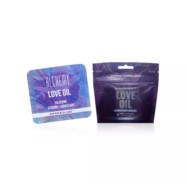 Multi-Pack Love Oil Silicone Luxury Lubricant Packets - 16 Pack - Spencer's