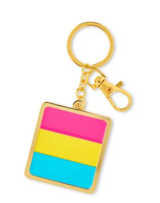 Pansexual Pride Flag Keychain - Spencer's