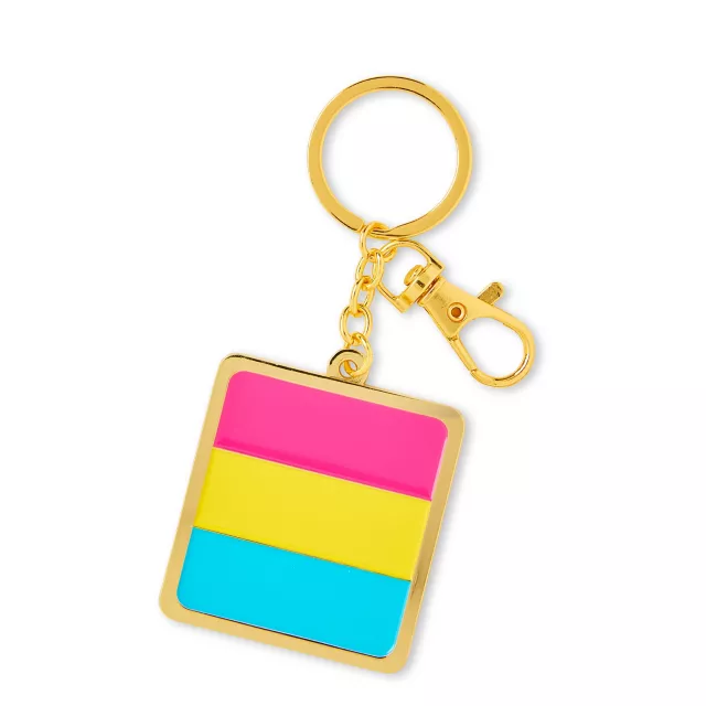 Pansexual Pride Flag Keychain - Spencer's