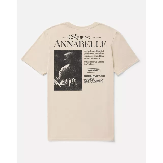 Annabelle x Bloody Disgusting TV Guide T Shirt - Spencer's
