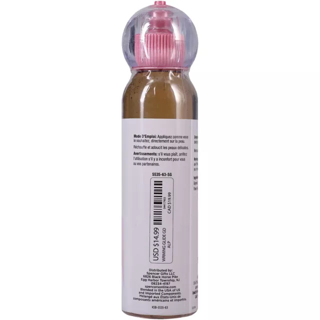 Warming Glazed Donut Flavored Glide 4 5 Oz Sexology Spencers