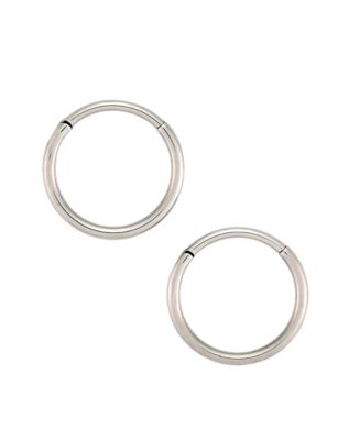 Simple Titanium Hinge Hoops 2 Pack - 18 Gauge - Spencer's